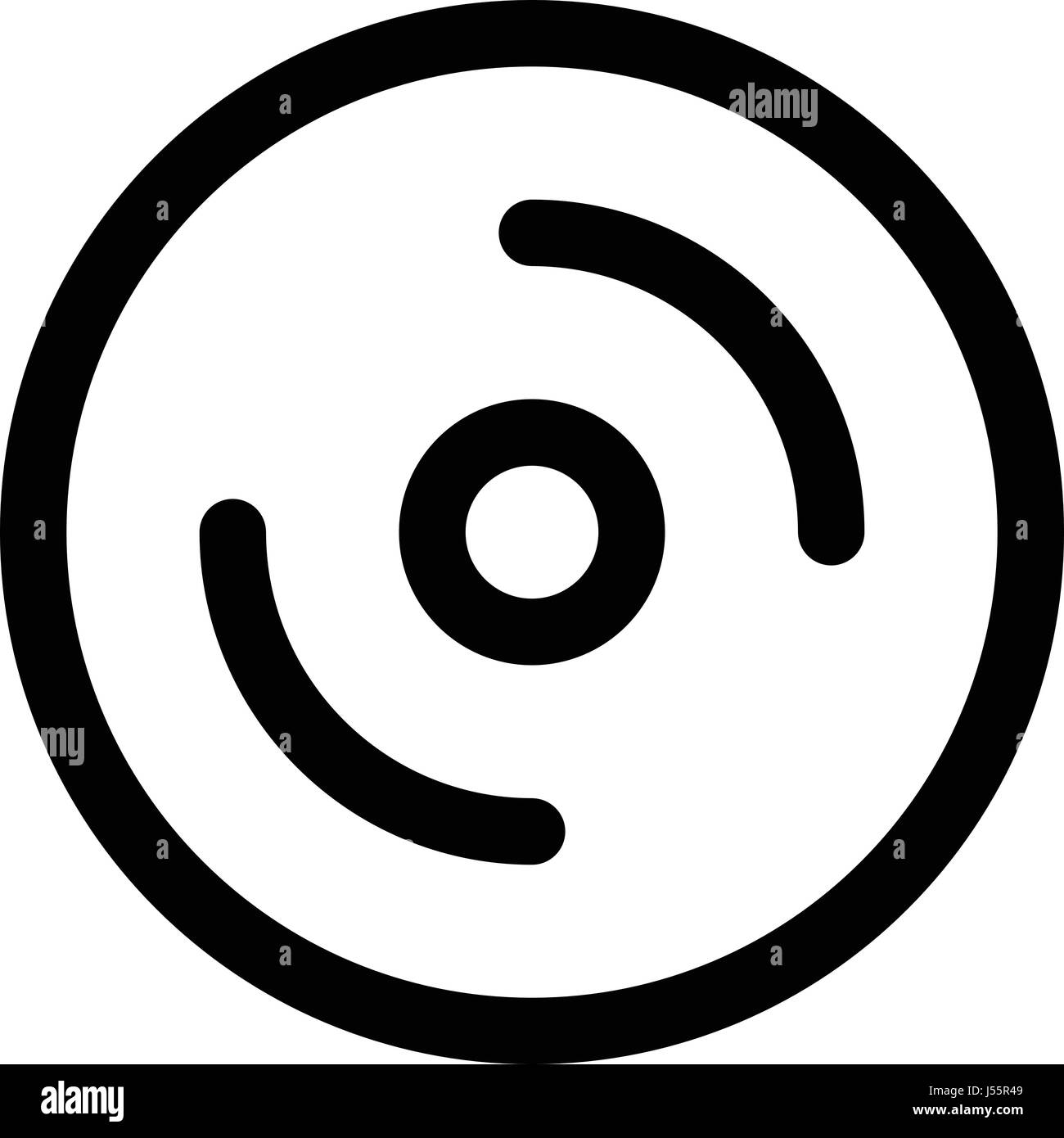 The compact disc Black and White Stock Photos & Images - Alamy