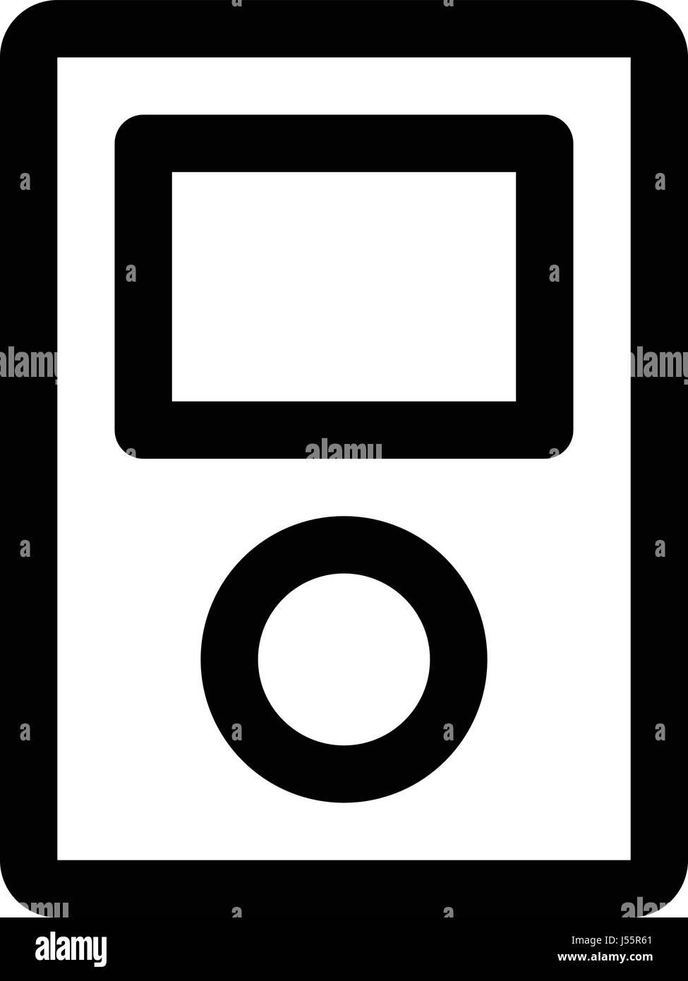 Apple mp3 player Stock Vector Images - Alamy
