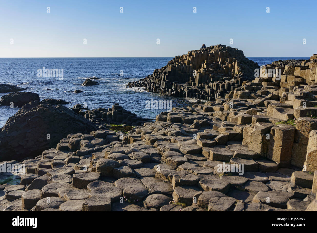 The famous ancient volcanic eruption - Giant's Causeway of County ...