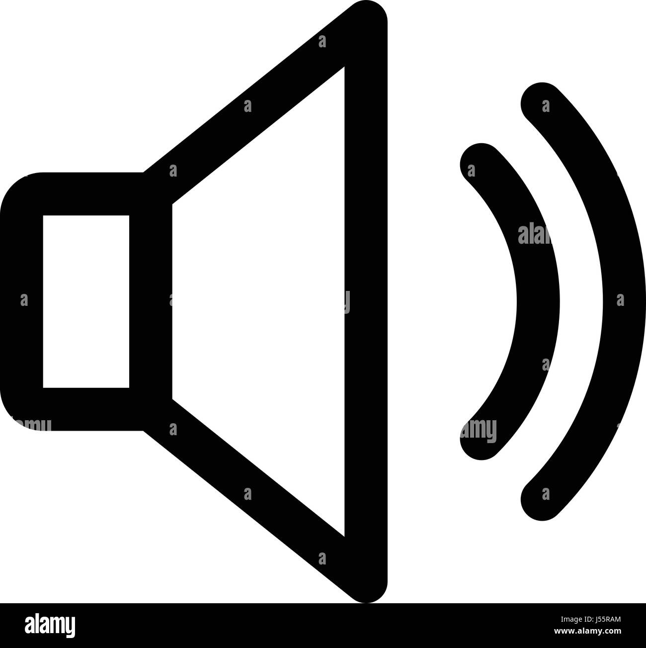 High volume loudspeaker Stock Vector Images - Alamy