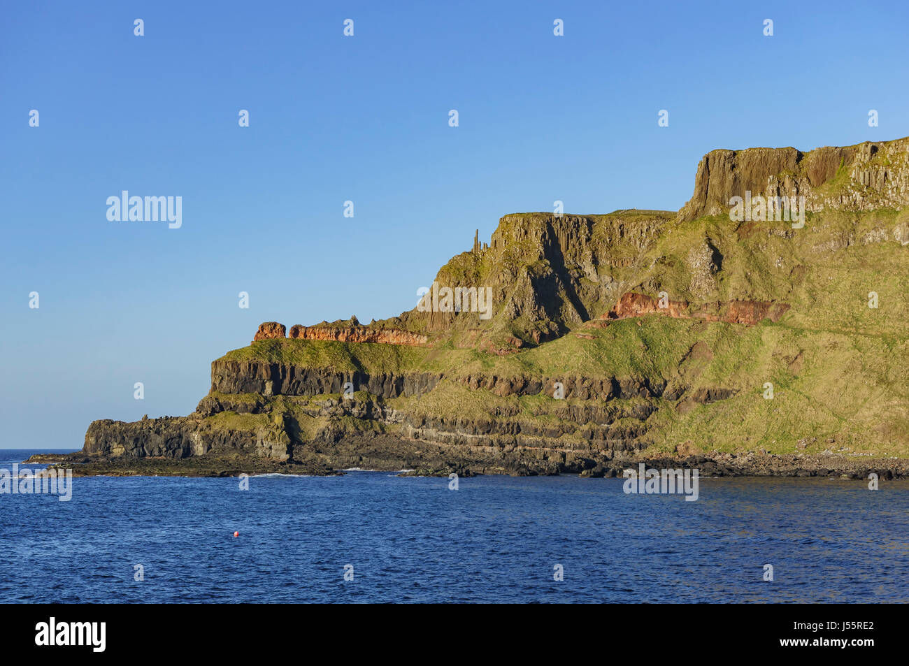 The famous ancient volcanic eruption - Giant's Causeway of County ...