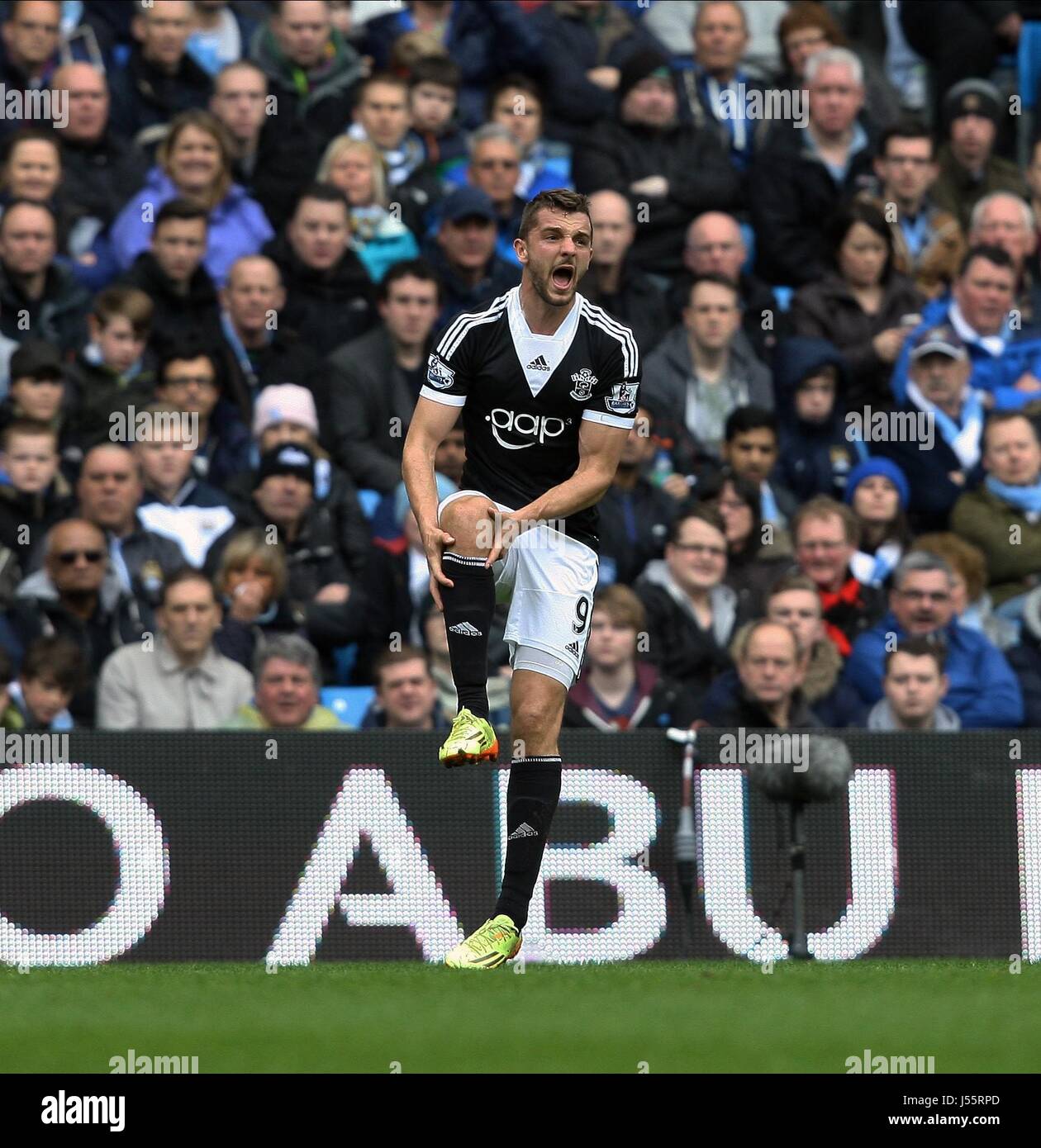 JAY RODRIGUEZ IS INJURED MANCHESTER CITY V SOUTHAMPTON ETIHAD STADIUM ...
