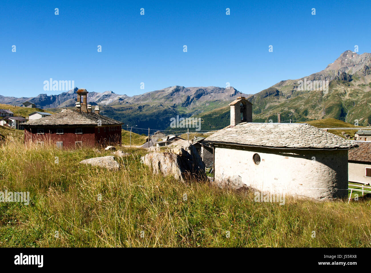 View of the montespluga lake hi-res stock photography and images - Alamy