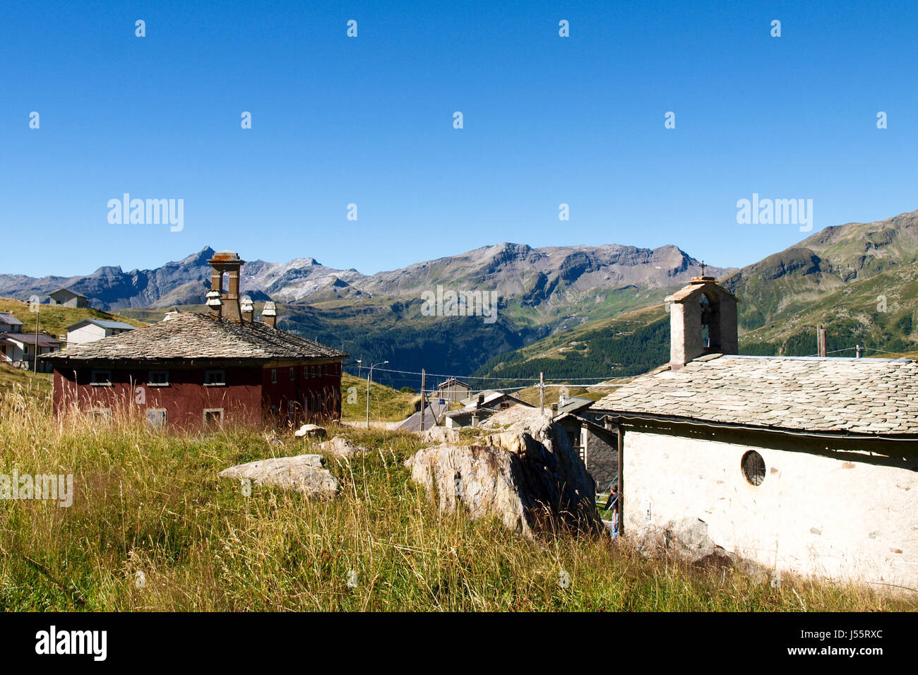 View of the montespluga lake hi-res stock photography and images - Alamy