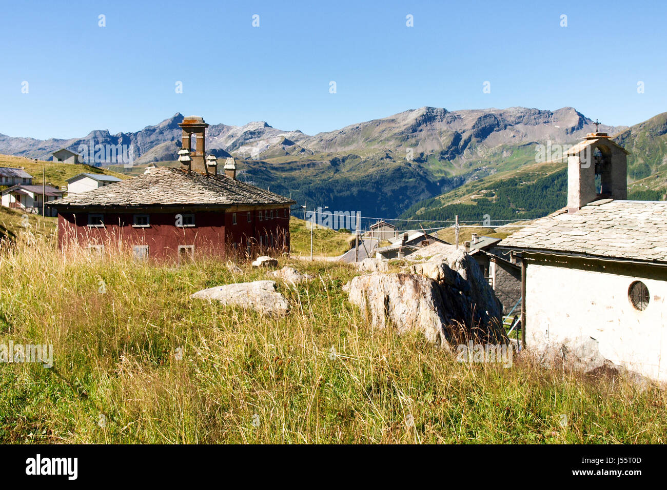 View of the montespluga lake hi-res stock photography and images - Alamy
