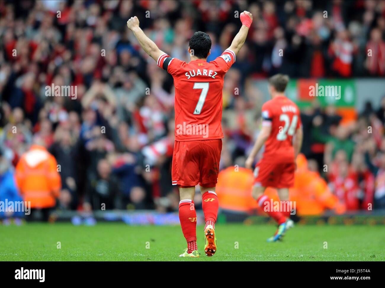 LUIS SUAREZ LIVERPOOL FC LIVERPOOL FC ANFIELD LIVERPOOL ENGLAND 13 ...