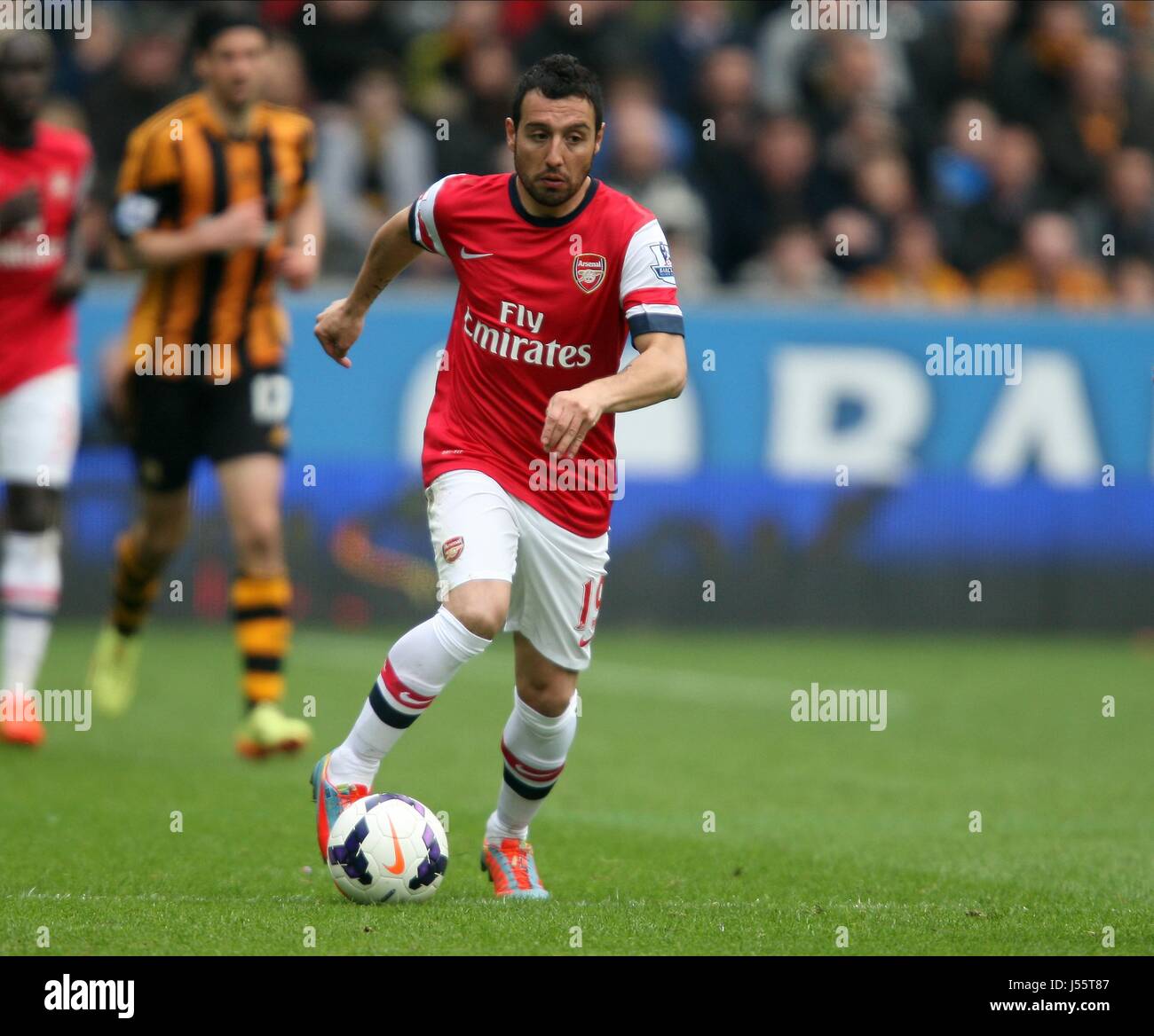 SANTI CAZORLA ARSENAL FC ARSENAL FC KC STADIUM HULL ENGLAND 20 April ...