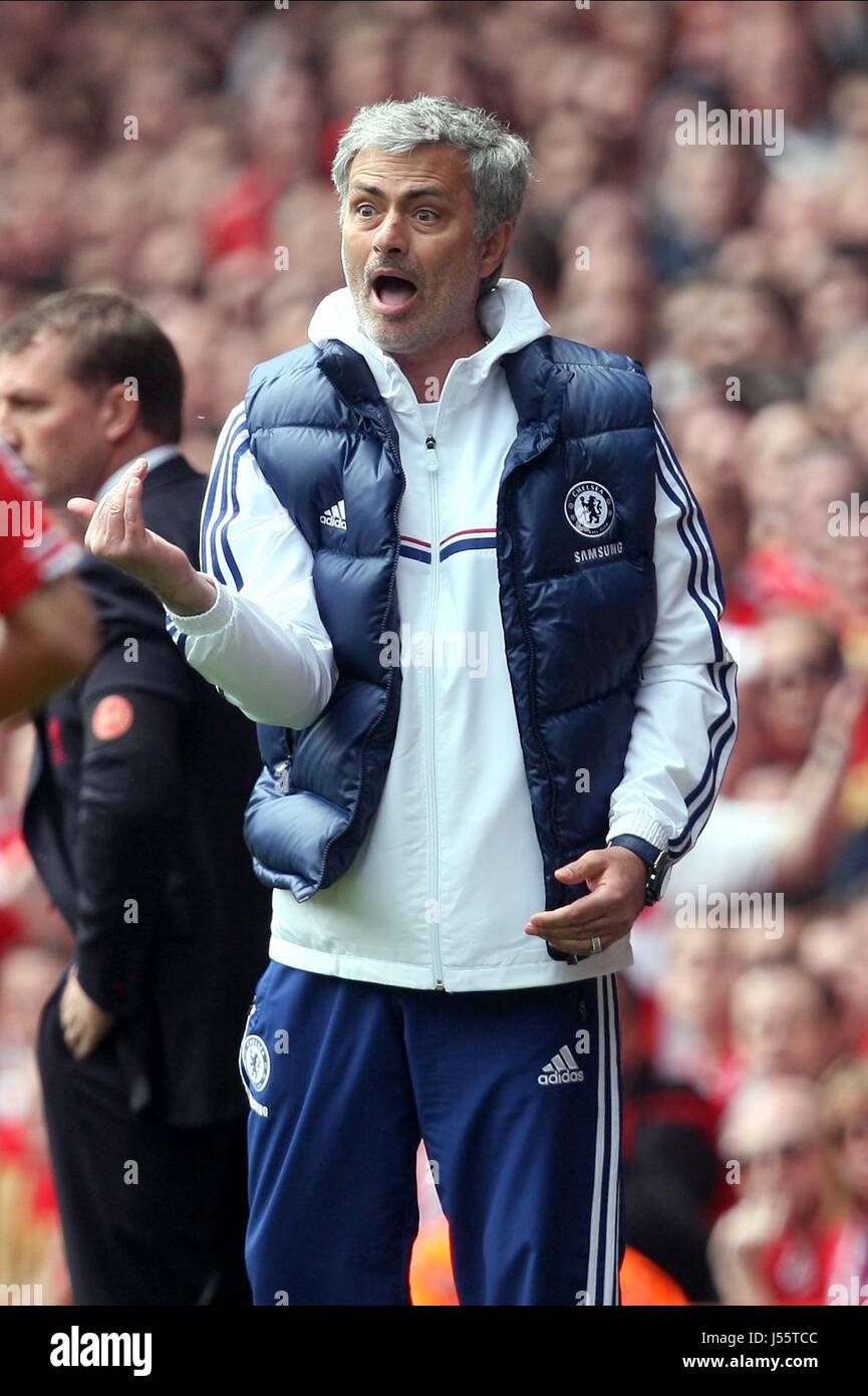 JOSE MOURINHO CHELSEA FC HEAD COACH CHELSEA FC HEAD COACH ANFIELD ...