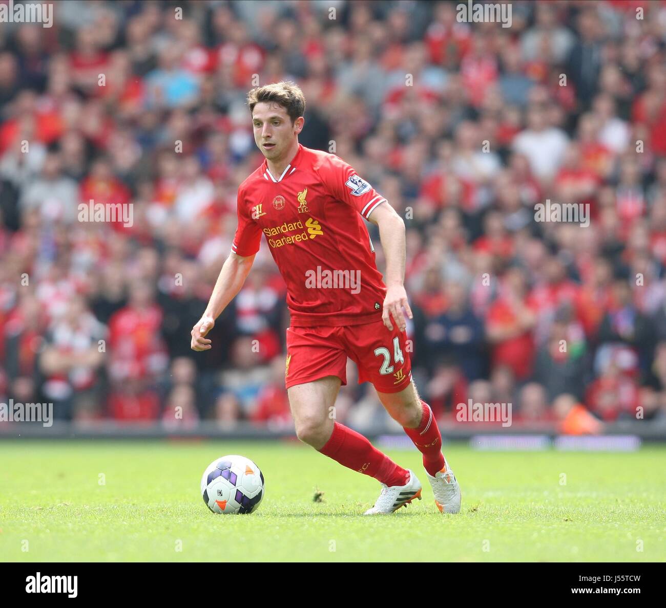 JOE ALLEN LIVERPOOL FC LIVERPOOL FC ANFIELD LIVERPOOL ENGLAND 27 April ...