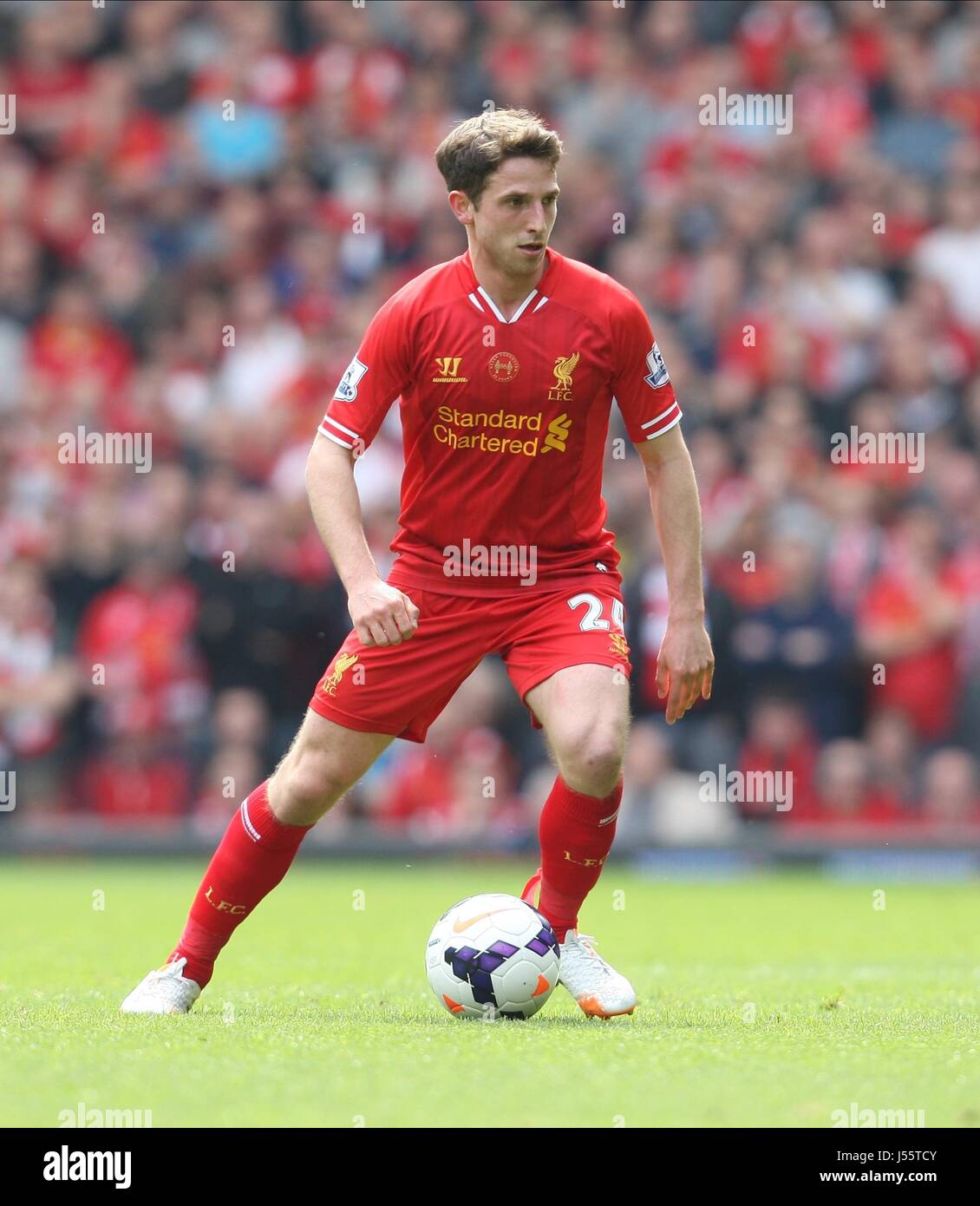 JOE ALLEN LIVERPOOL FC LIVERPOOL FC ANFIELD LIVERPOOL ENGLAND 27 April ...