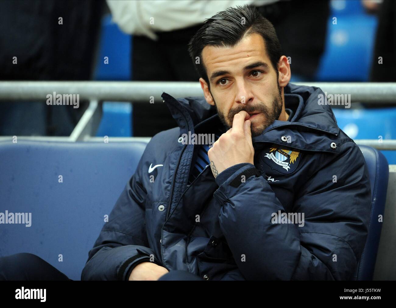 ALVARO NEGREDO MANCHSTER CITY FC ETIHAD STADIUM MANCHESTER ENGLAND 07 ...