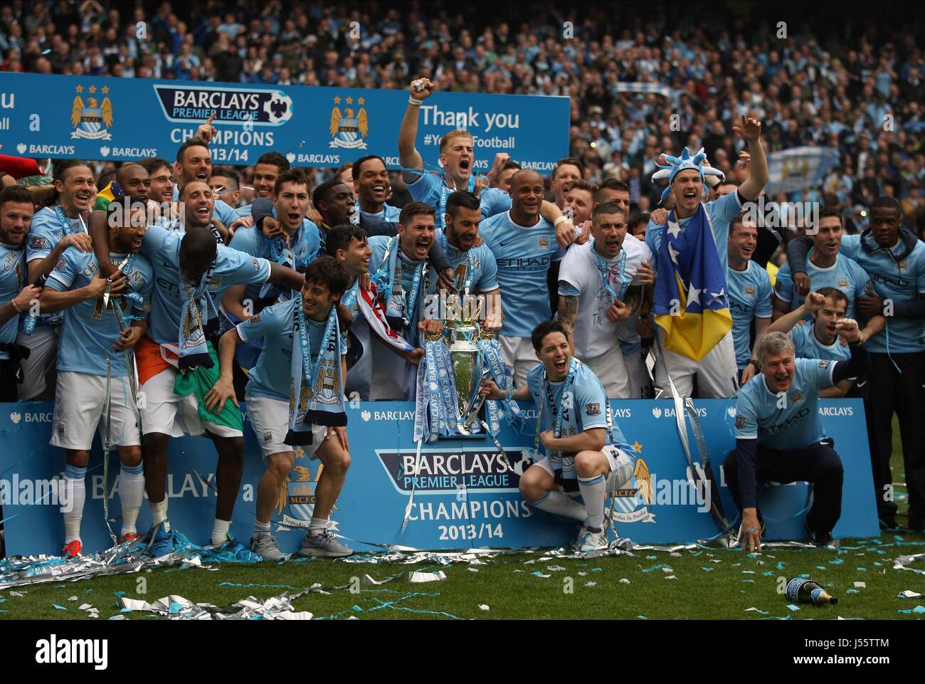 MANCHESTER CITY CELEBRATE MANCHESTER CITY V WEST MANCHESTER CITY V WEST ...