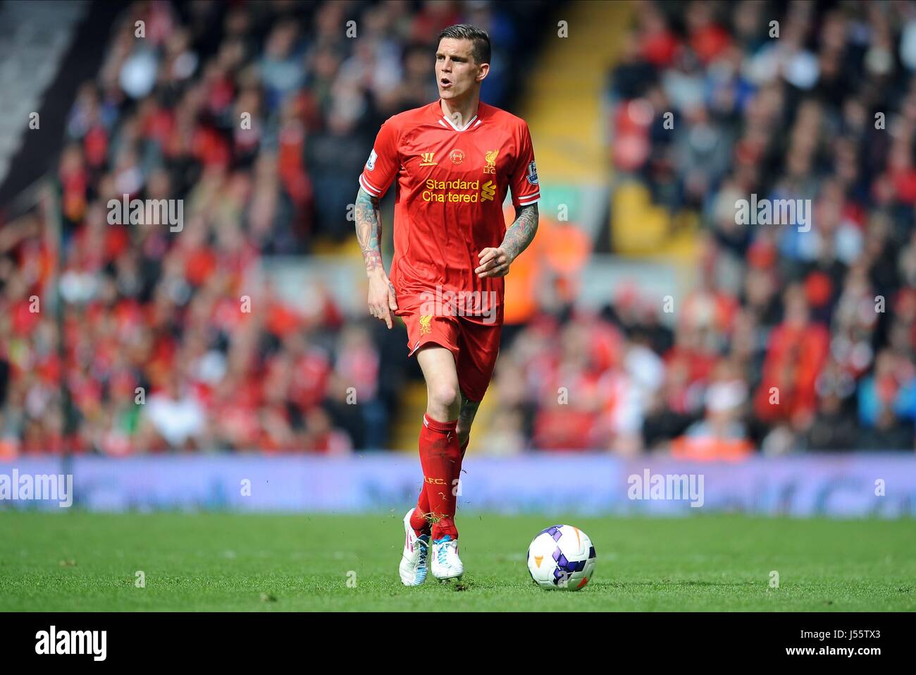 DANIEL AGGER LIVERPOOL FC LIVERPOOL FC ANFIELD LIVERPOOL ENGLAND 11 May ...