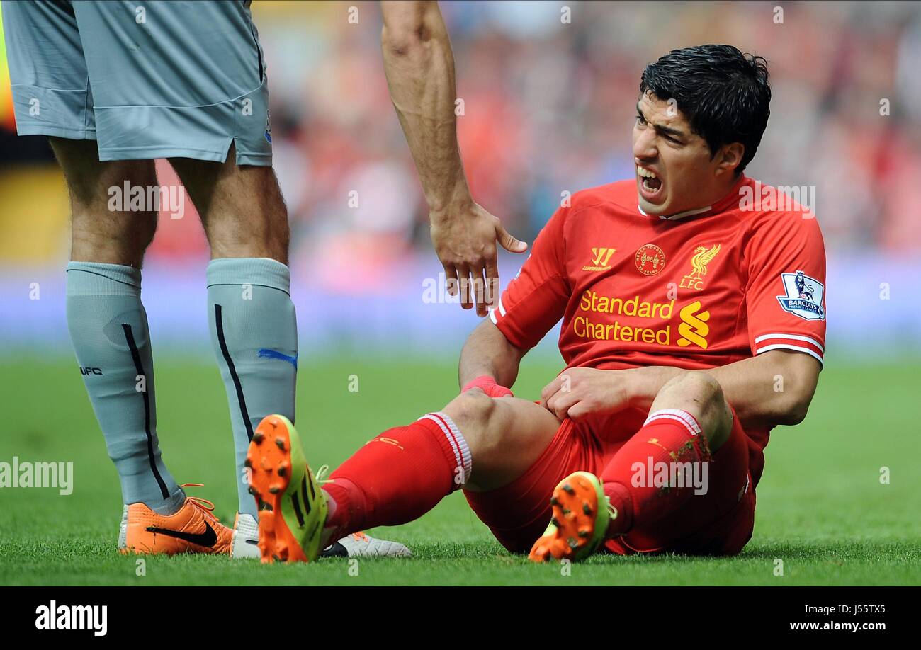 STEVEN TAYLOR LUIS SUAREZ LIVERPOOL FC V NEWCASTLE LIVERPOOL FC V ...