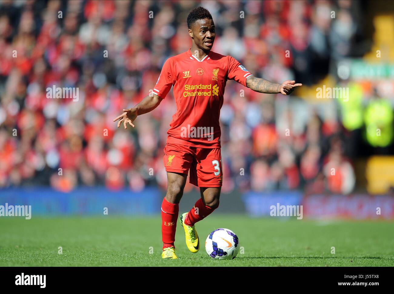 RAHEEM STERLING LIVERPOOL FC LIVERPOOL FC ANFIELD LIVERPOOL ENGLAND 11 ...