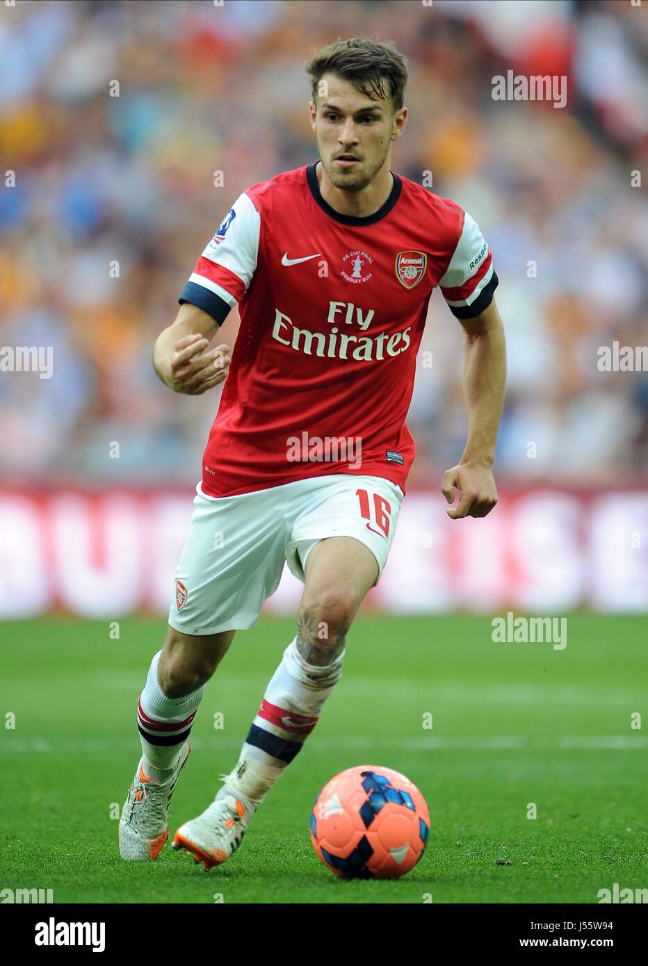 Aaron ramsey fa cup final 2014 hi-res stock photography and images - Alamy
