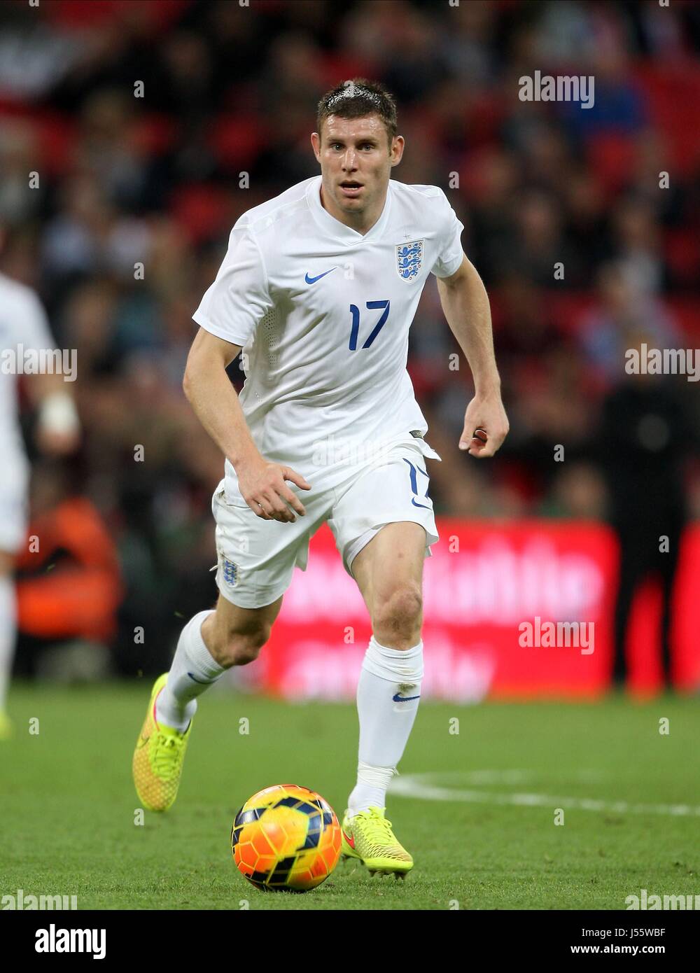 JAMES MILNER ENGLAND WEMBLEY STADIUM LONDON ENGLAND 30 May 2014 Stock ...