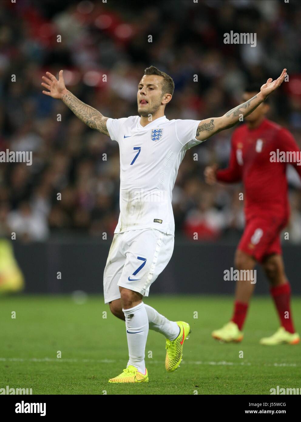 JACK WILSHERE ENGLAND ARSENAL FC ENGLAND & ARSENAL FC WEMBLEY STADIUM ...