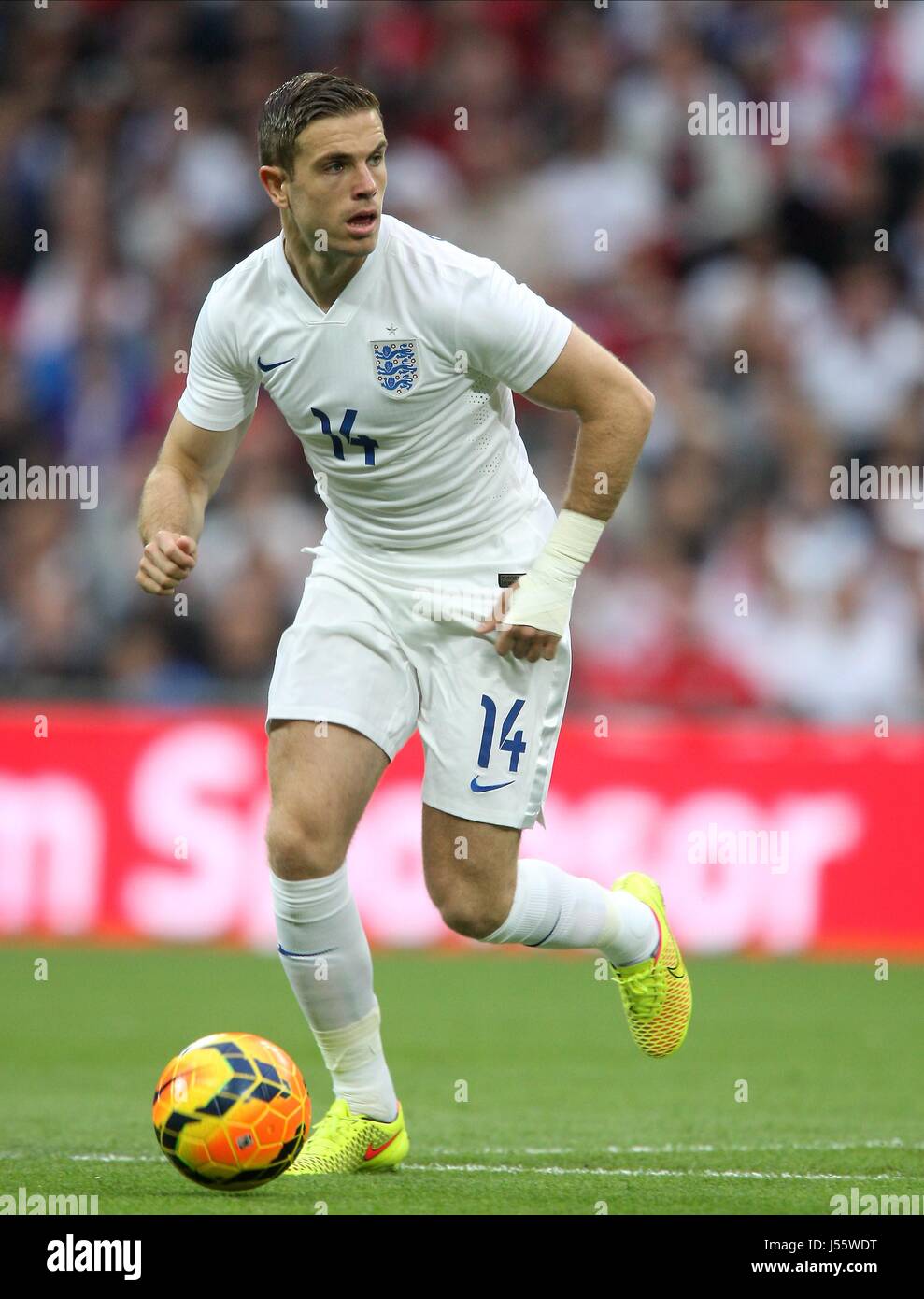 JORDAN HENDERSON ENGLAND LIVERPOOL FC ENGLAND & LIVERPOOL FC WEMBLEY ...