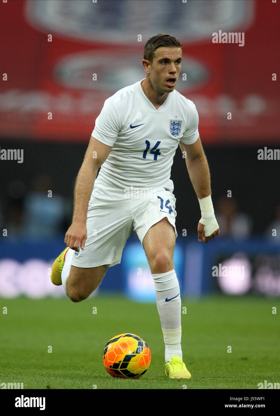 JORDAN HENDERSON ENGLAND LIVERPOOL FC ENGLAND & LIVERPOOL FC WEMBLEY ...