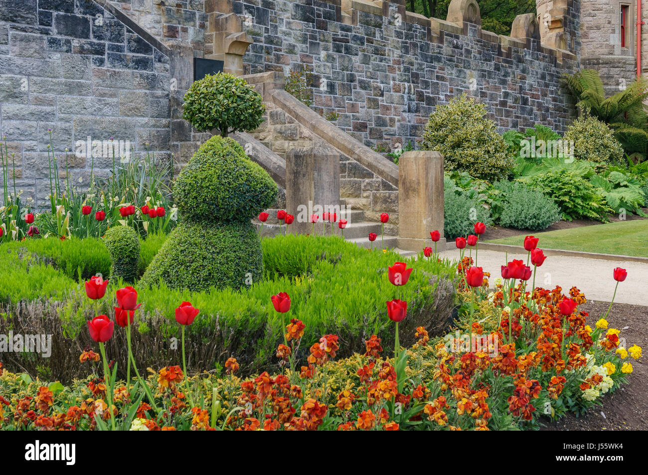 Exterior view of the Belfast Castle, Northen Ireland Stock Photo - Alamy