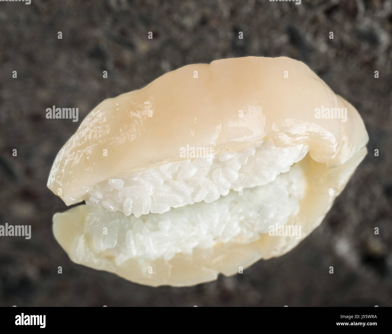 Nigiri sushi with scallop Stock Photo - Alamy