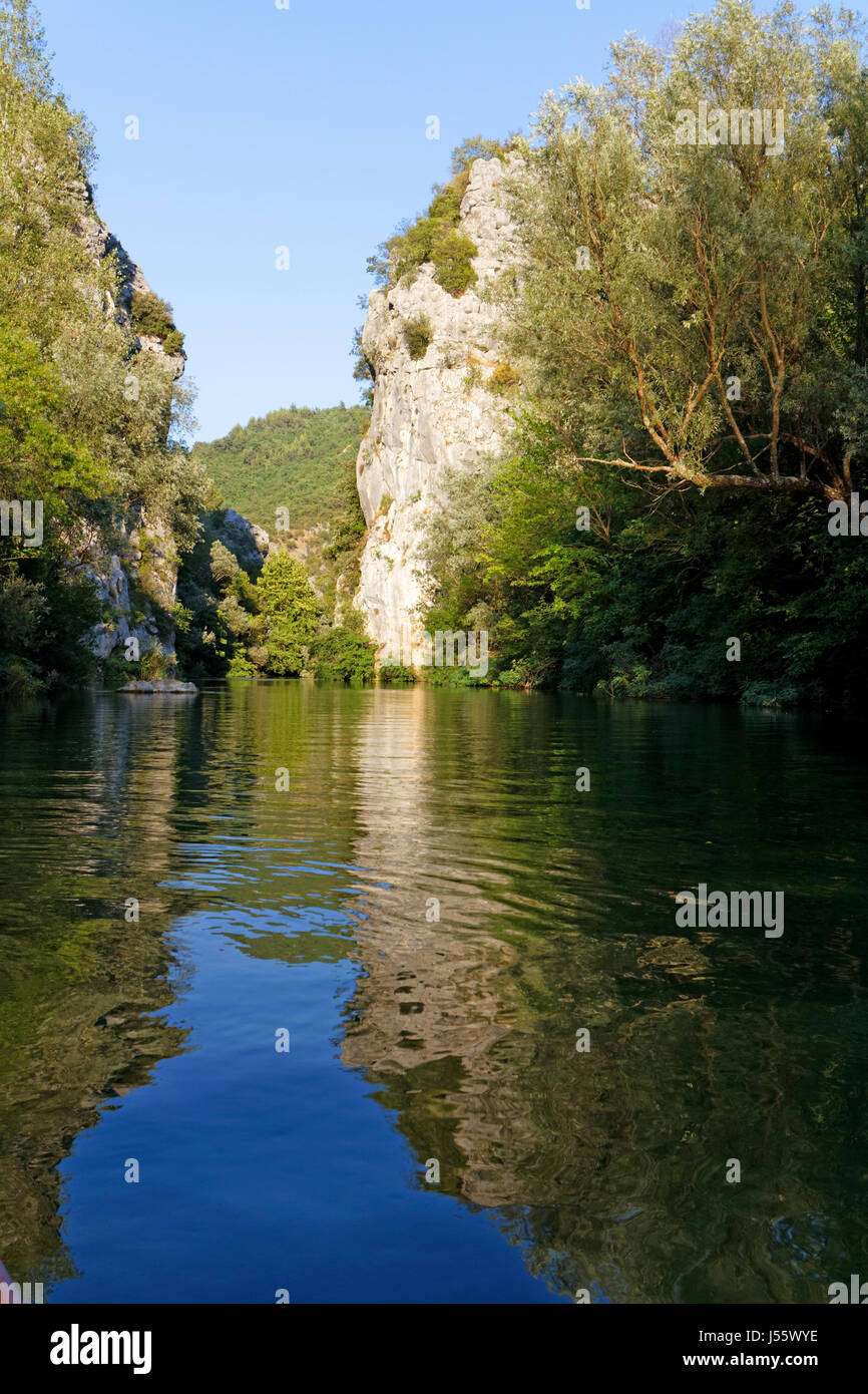 The canyon of the Cetina River in Croatia Stock Photo - Alamy