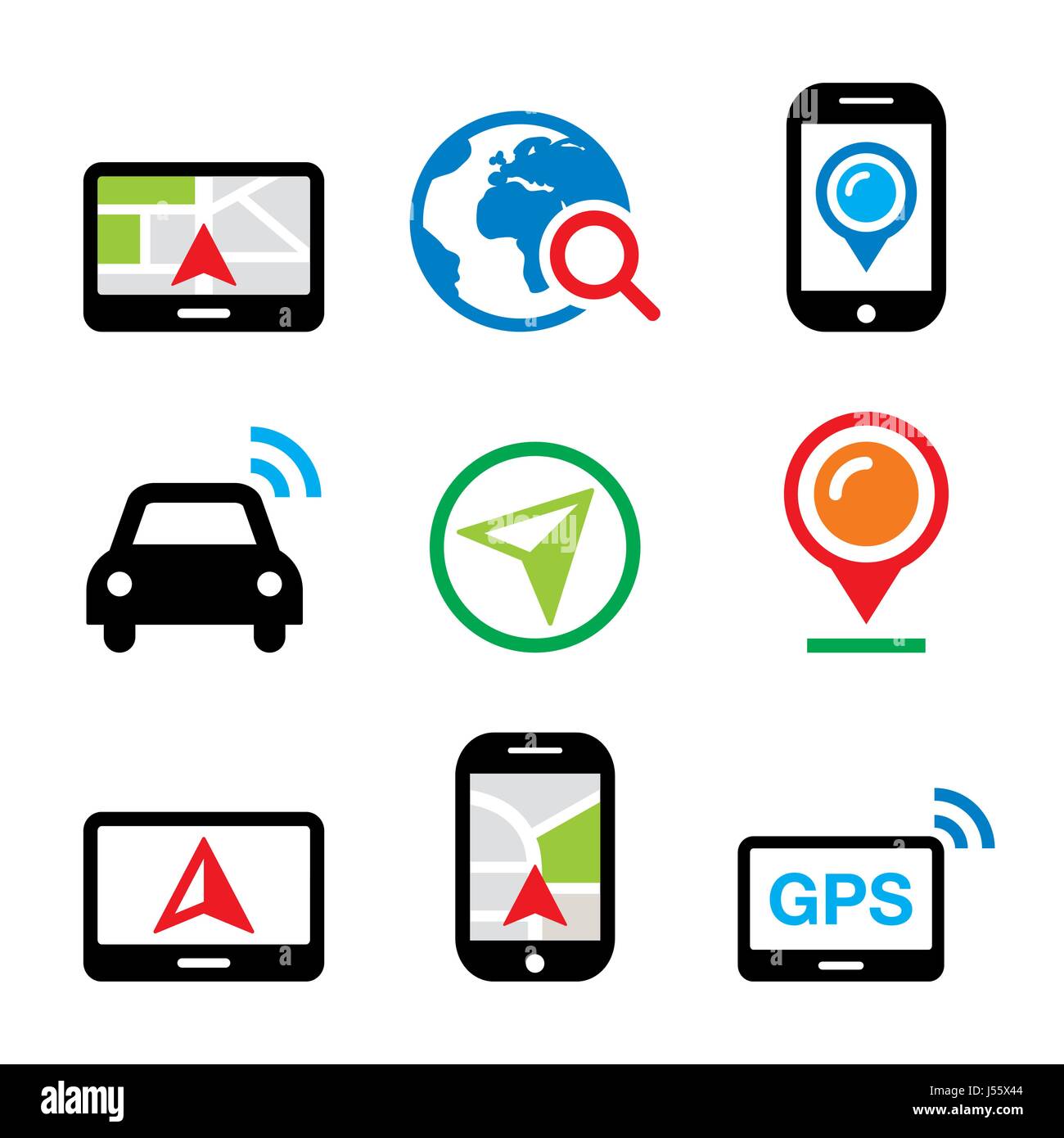 GPS, car navigation, travel vector icons set Stock Vector Image & Art ... GPS, car navigation, travel vector icons set Stock Vector Image & Art ...