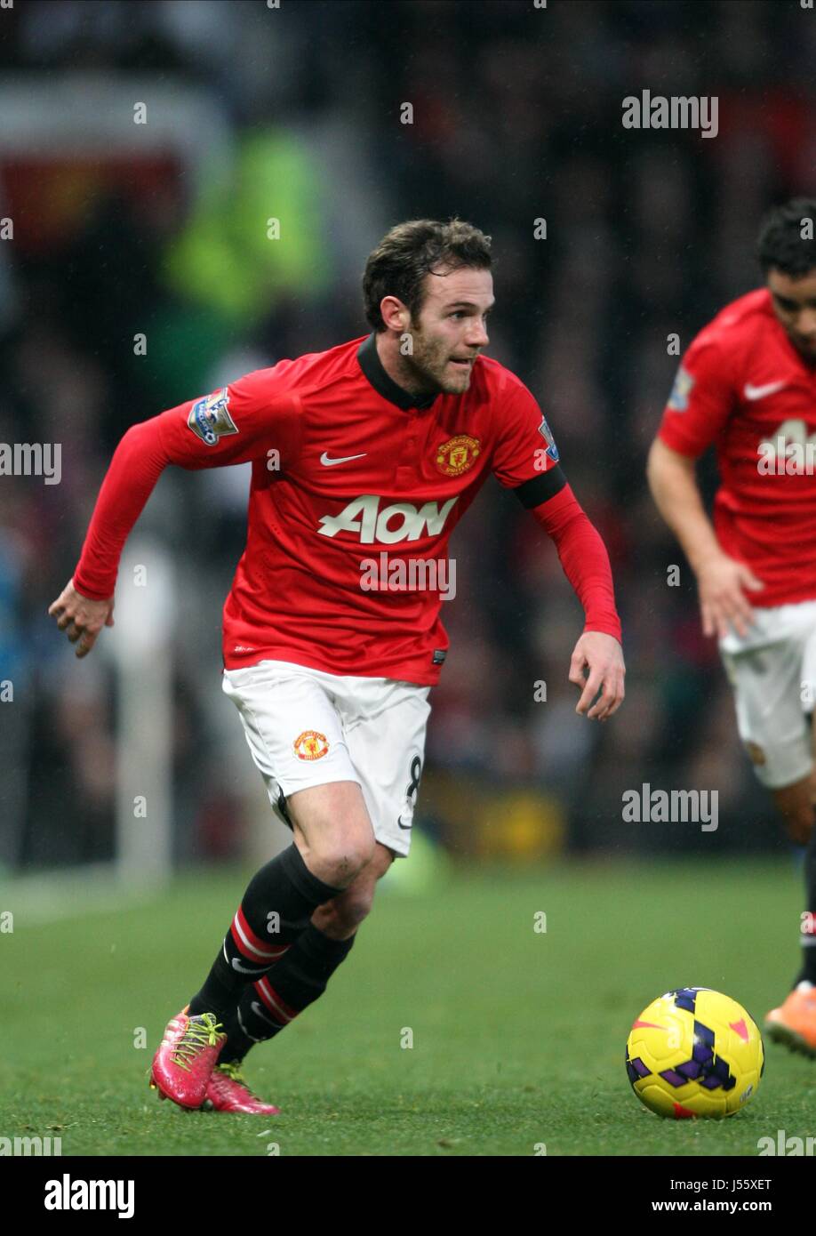 JUAN MATA MANCHESTER UNITED FC MANCHESTER UNITED FC OLD TRAFFORD ...