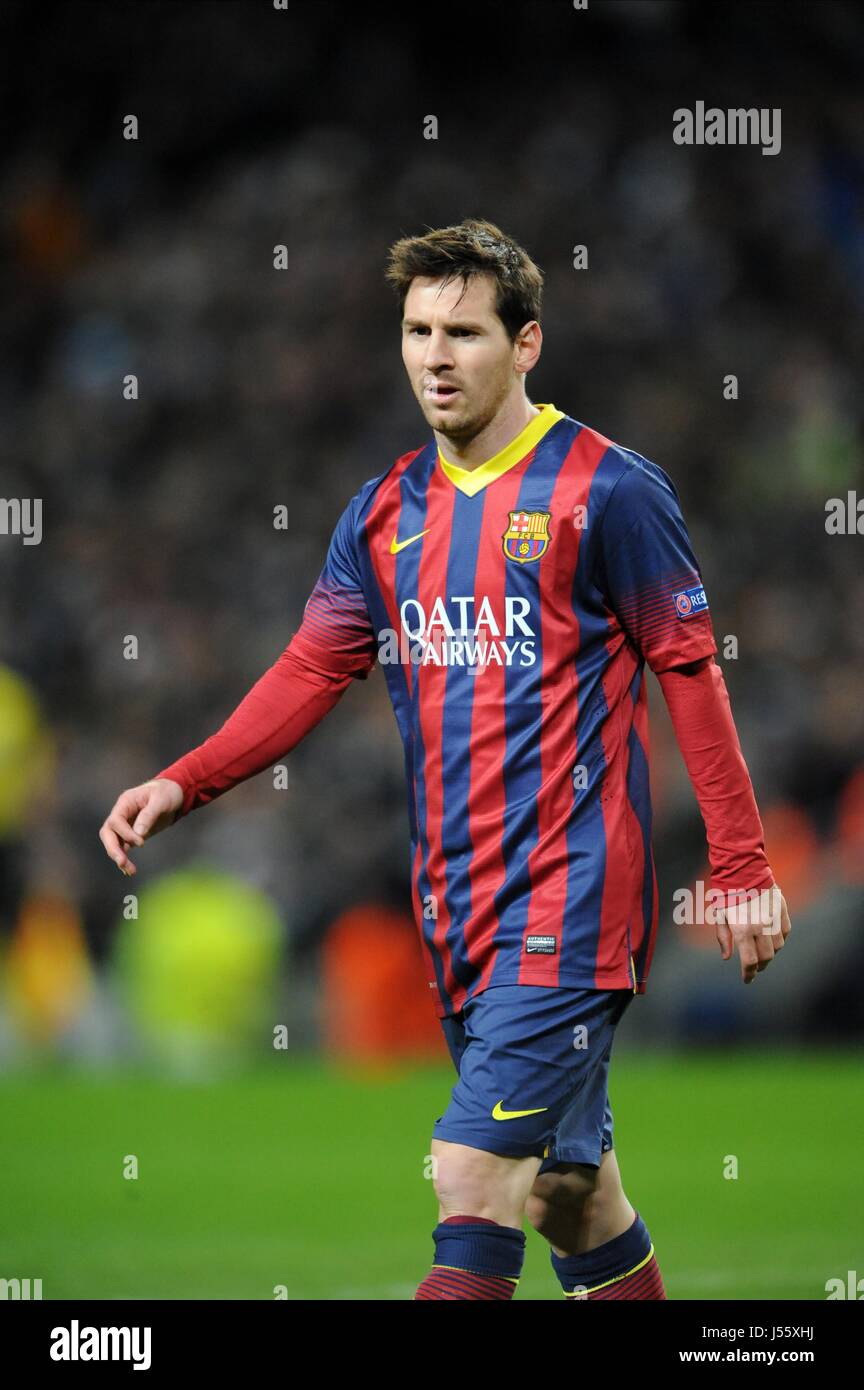 LIONEL MESSI BARCELONA FC ETIHAD STADIUM MANCHESTER ENGLAND 18 February ...