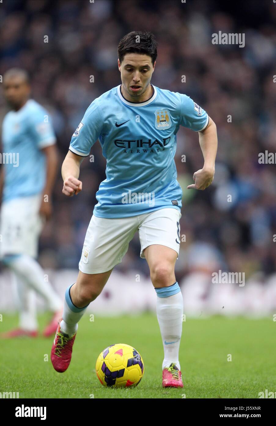 SAMIR NASRI MANCHESTER CITY FC MANCHESTER CITY FC ETIHAD STADIUM ...
