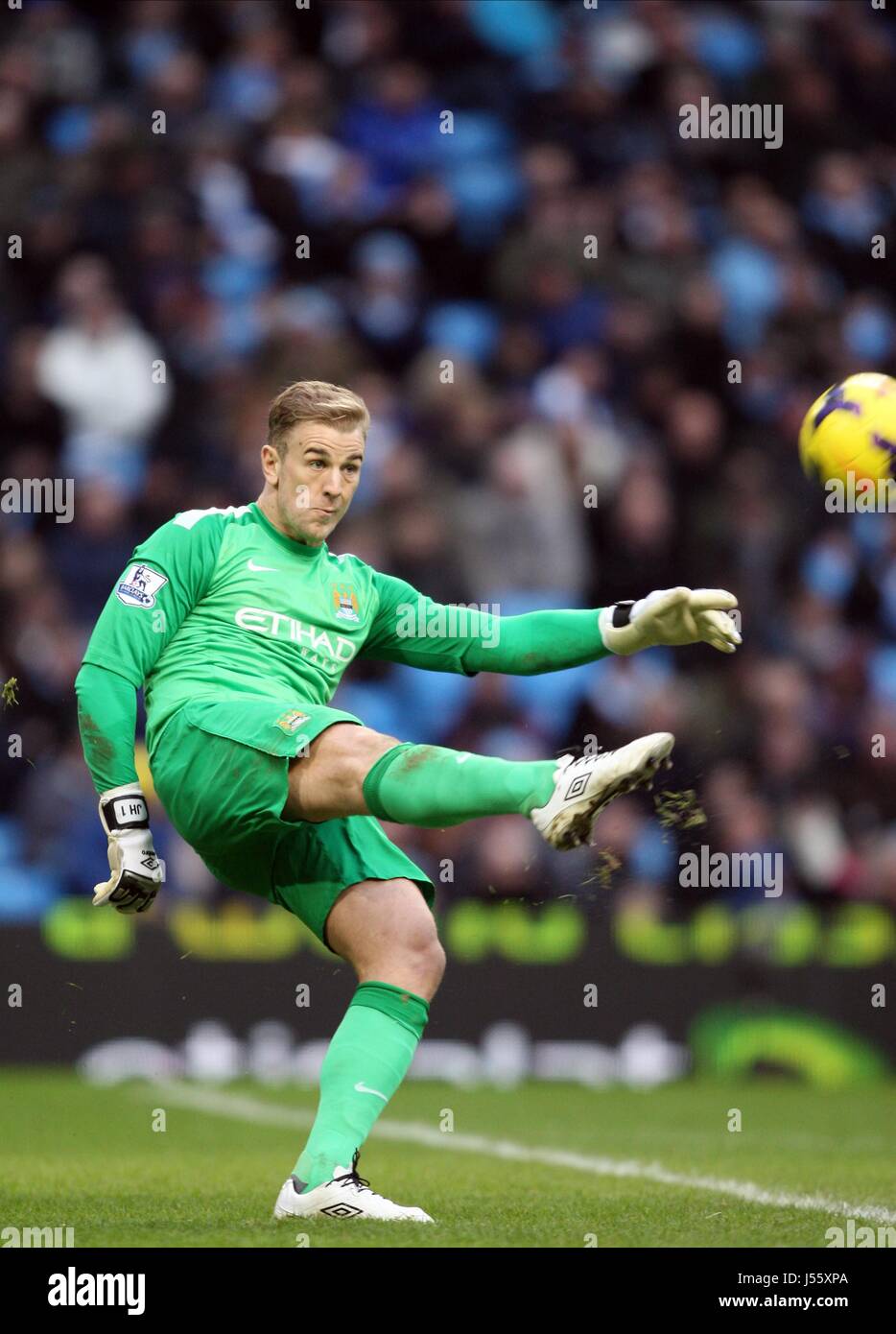 JOE HART MANCHESTER CITY FC MANCHESTER CITY FC ETIHAD STADIUM ...