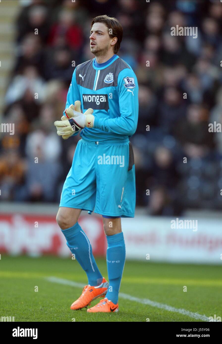 TIM KRUL NEWCASTLE UNITED FC NEWCASTLE UNITED FC KC STADIUM HULL ...