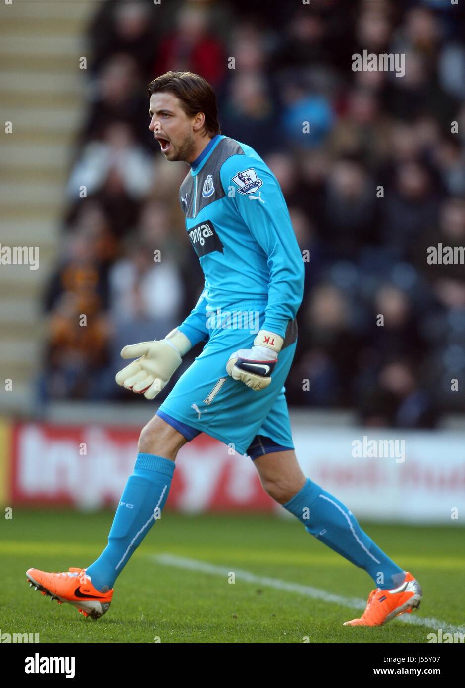 TIM KRUL NEWCASTLE UNITED FC NEWCASTLE UNITED FC KC STADIUM HULL ...