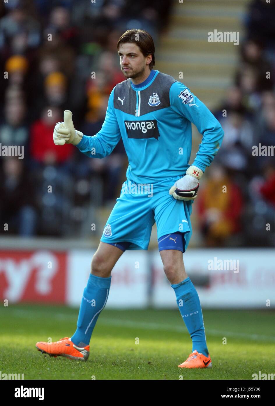 TIM KRUL NEWCASTLE UNITED FC NEWCASTLE UNITED FC KC STADIUM HULL ...