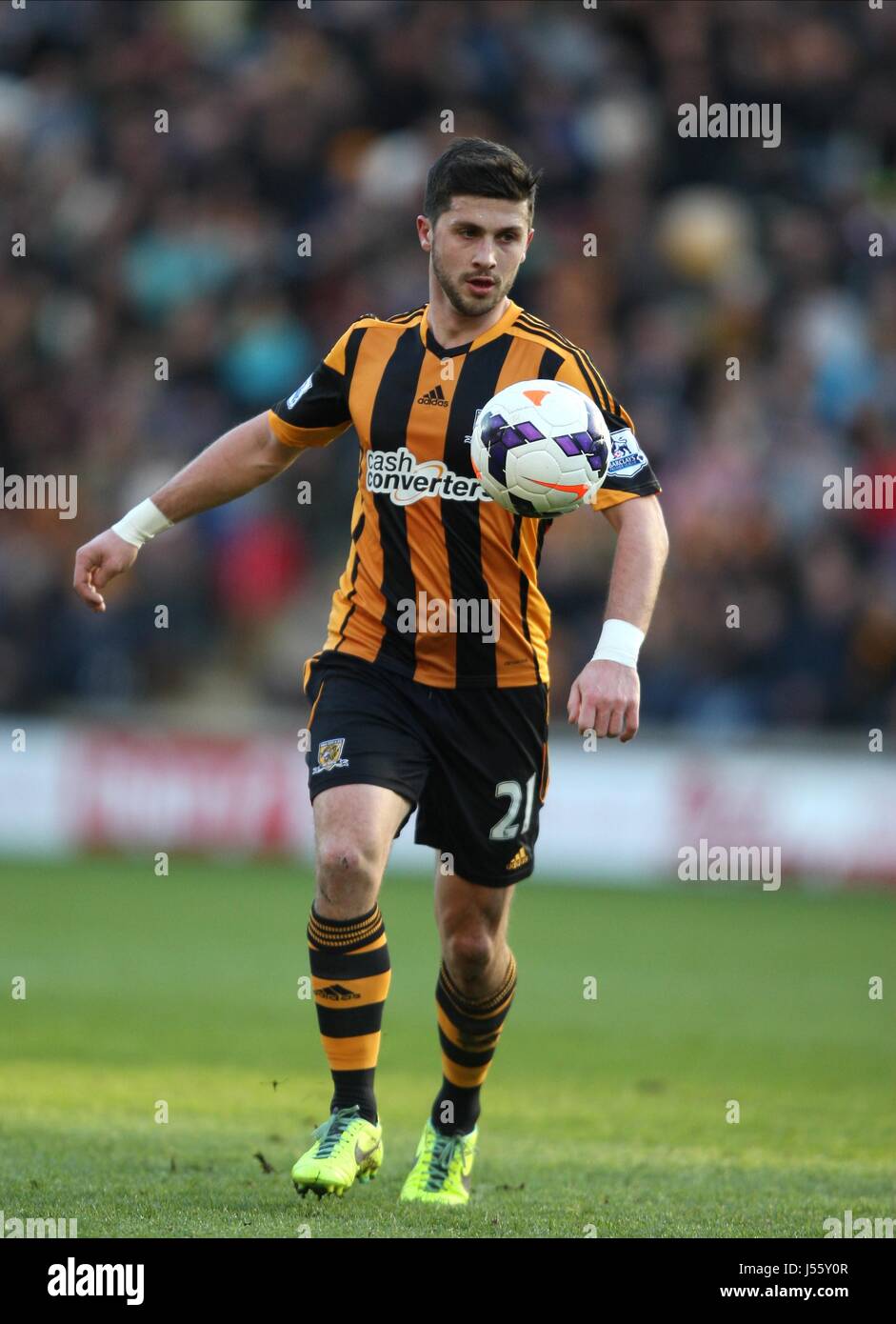 SHANE LONG HULL CITY FC HULL CITY FC KC STADIUM HULL ENGLAND 01 March 2014 Stock Photo - Alamy