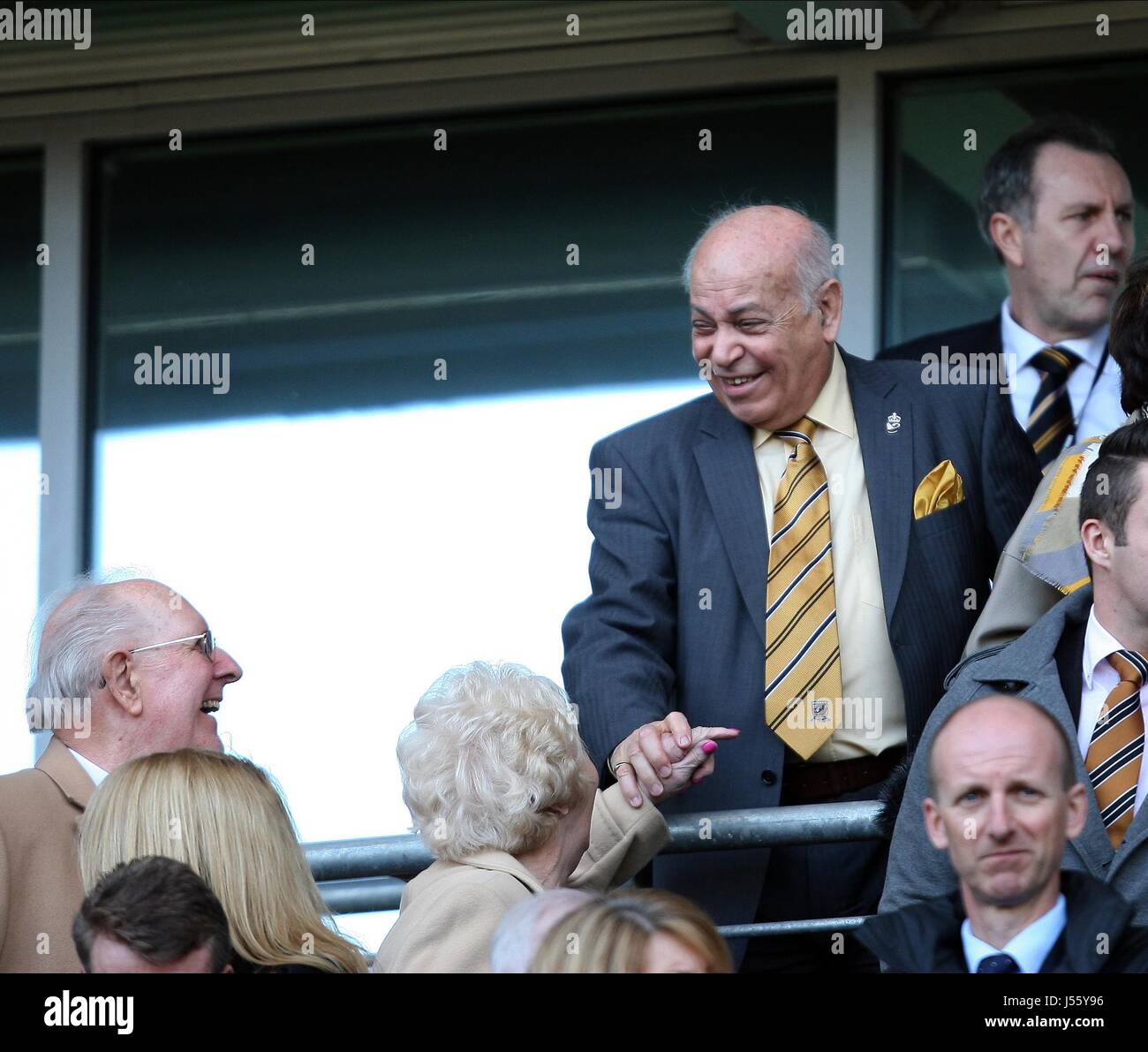 ASSEM ALLAM HULL CITY OWNER HULL CITY V SUNDERLAND KC STADIUM HULL ENGLAND 09 March 2014 Stock ...