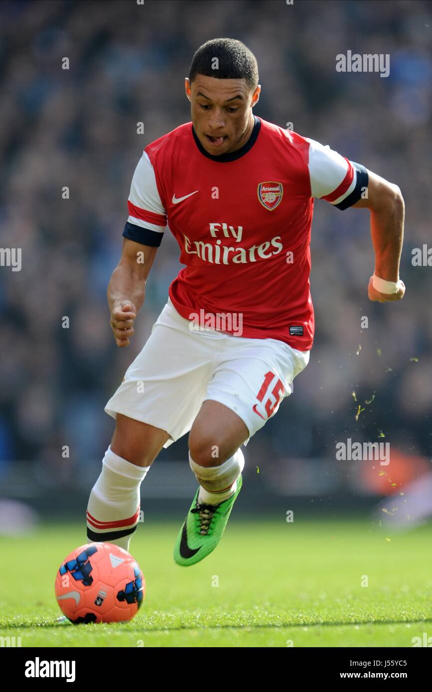 ALEX OXLADE-CHAMBERLAIN ARSENAL FC ARSENAL FC EMIRATES STADIUM LONDON ...