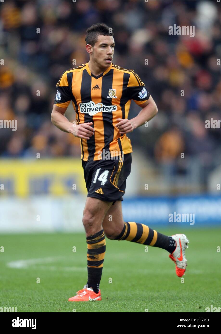 JAKE LIVERMORE HULL CITY FC HULL CITY FC KC STADIUM HULL ENGLAND 22 ...