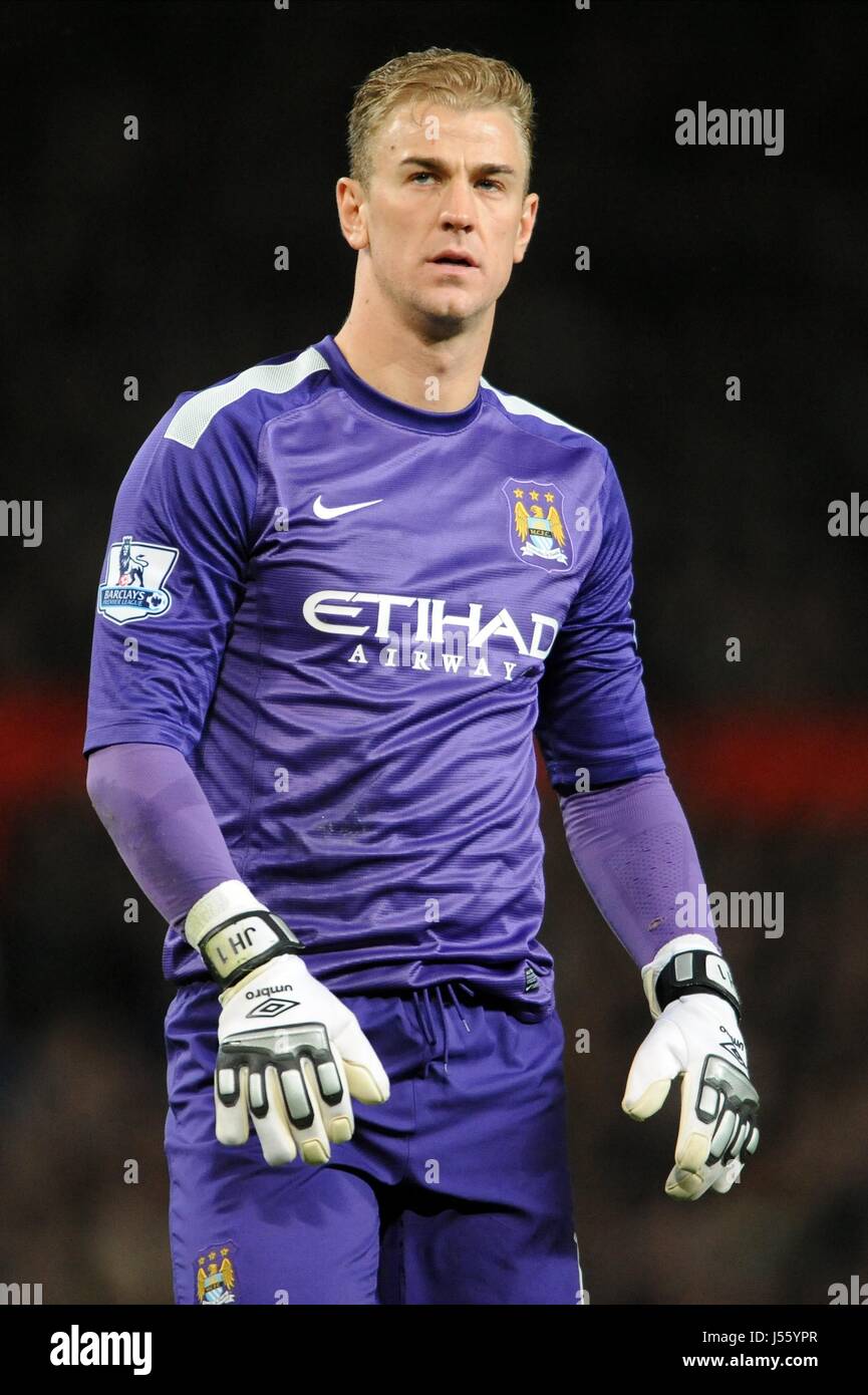 JOE HART MANCHESTER CITY FC OLD TRAFFORD MANCHESTER ENGLAND 25 March ...