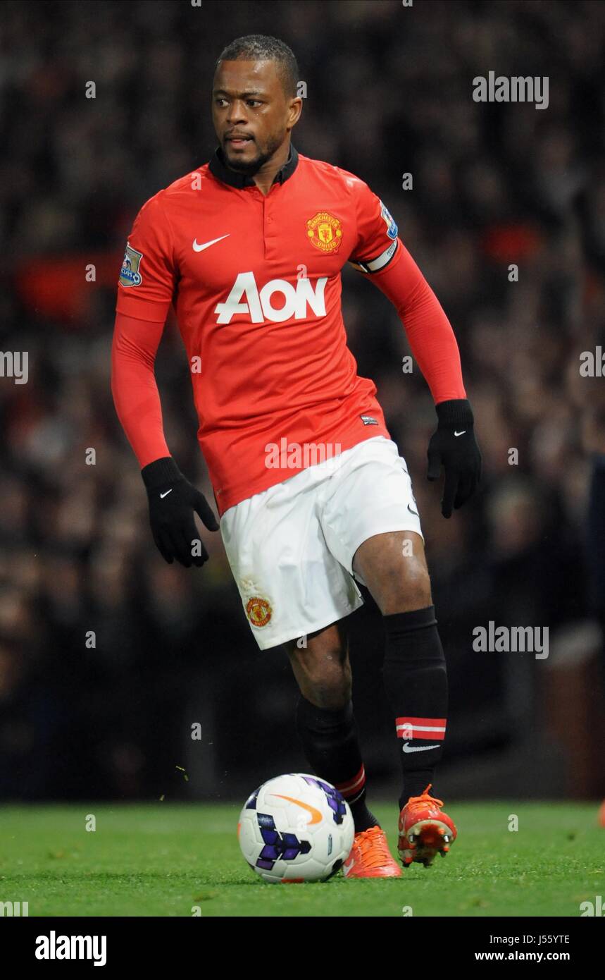 PATRICE EVRA MANCHESTER UNITED FC MANCHESTER UNITED FC OLD TRAFFORD ...