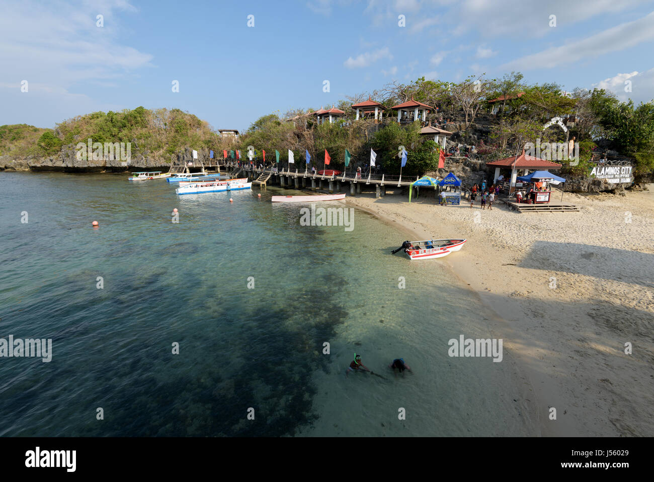 Quezon Island, Philippines - April 11, 2017: General view of the Quezon ...