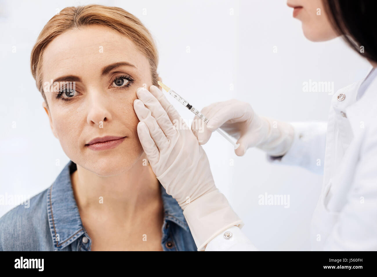 Plastic surgery cosmetic botox injection hi-res stock photography and ...