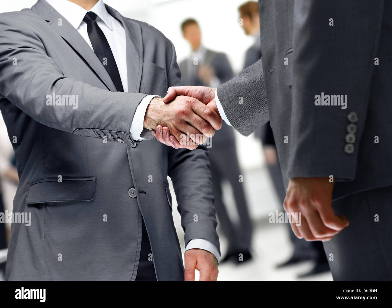 Business People Meeting Discussion Corporate Handshake Concept Stock ...