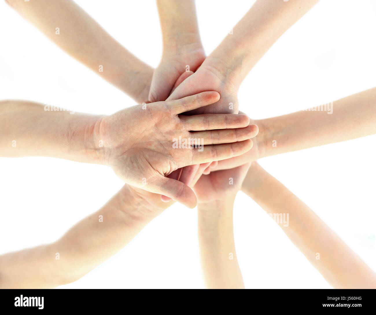 Hands in a circle hi-res stock photography and images - Alamy