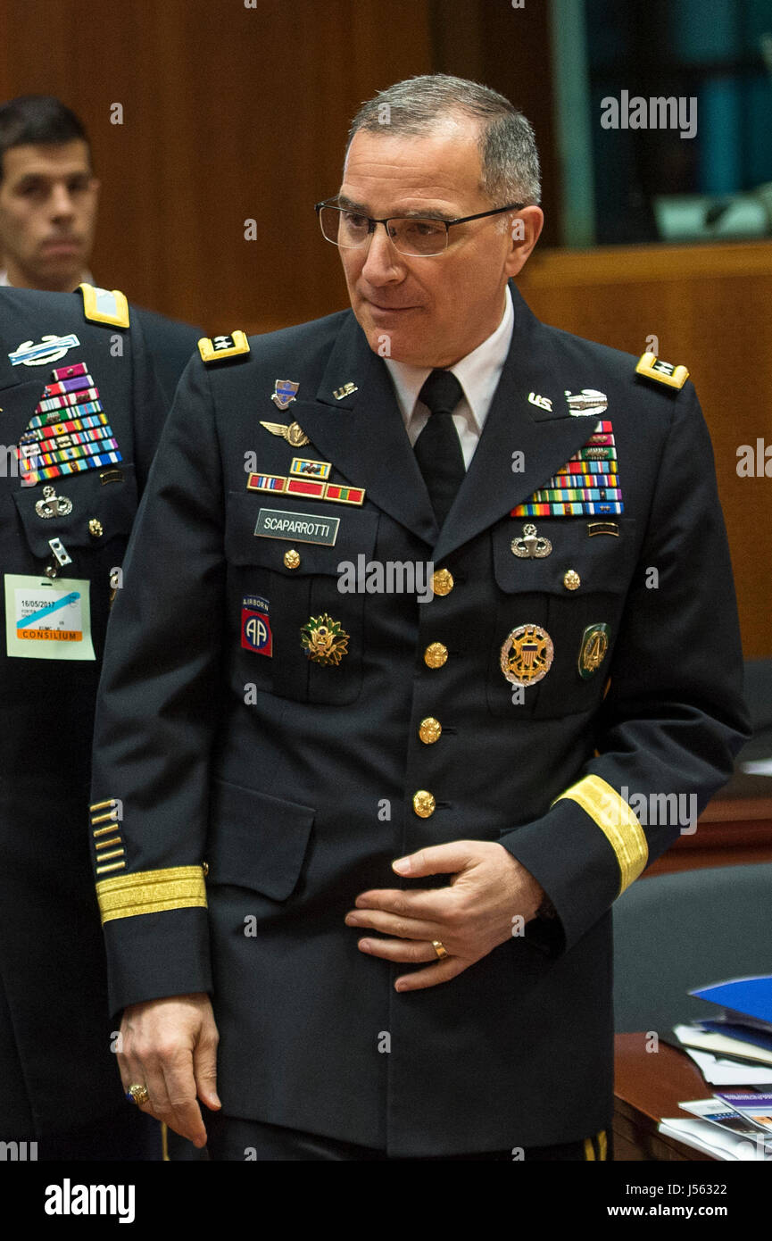 Brussels, Belgium. 16th May, 2017. General Curtis Michael "Mike ...