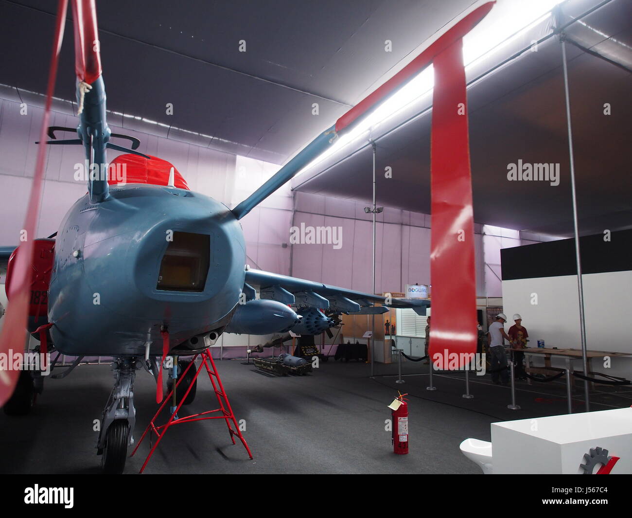Sukhoi SU-25 of the Peruvian Air Force at the International Salon of ...
