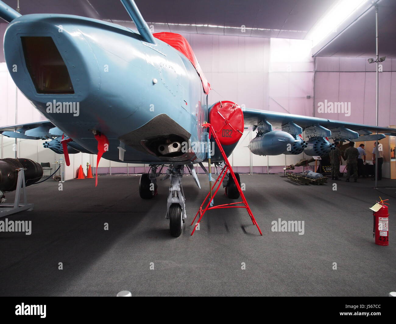 Sukhoi SU-25 of the Peruvian Air Force at the International Salon of ...