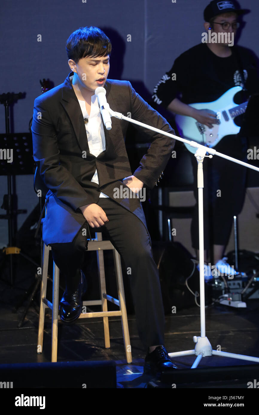 S. Korean singer Lee Soo South Korean singer Lee Soo performs during a ...