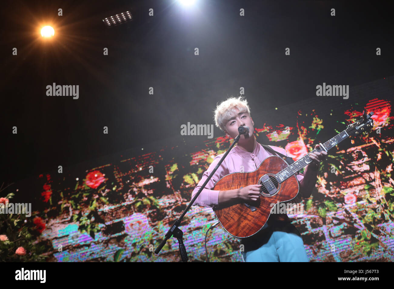 S. Korean singer Roy Kim South Korean singer Roy Kim performs during a ...